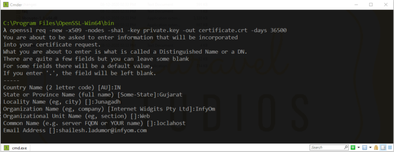How to setup and enable https with SSL on wamp server virtual host